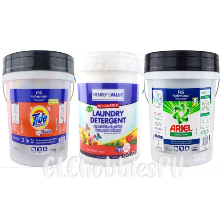 ☑ Snr Tide Ariel 10Kg He Laundry Detergent Powder BucketTub | Lazada PH