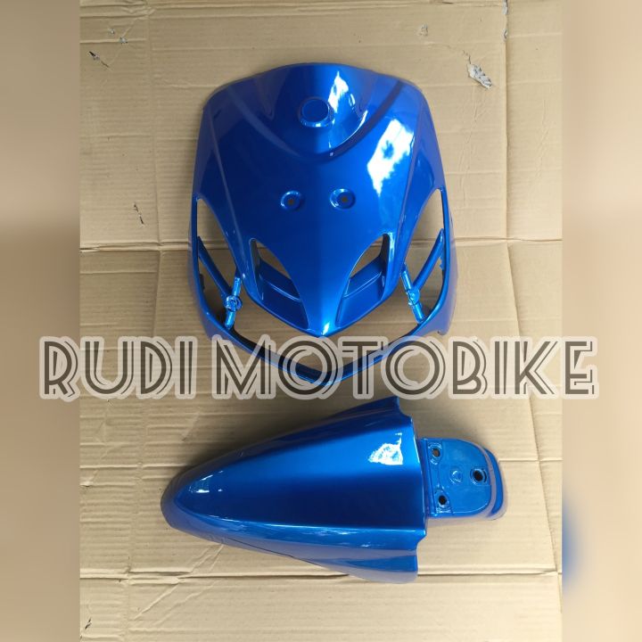 TAMENG DAN SPAKBOR DEPAN YAMAHA MIO SMILE WARNA BIRU | Lazada Indonesia