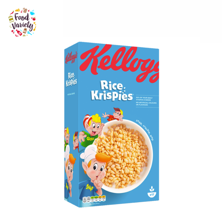 Kellogg's Rice Krispies Cereal 430g แคลล็อกส์ ซีเรียลข้าวพองอบกรอบ 430 ...