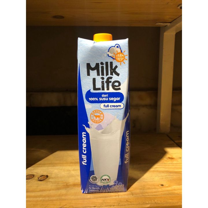 Milk Life UHT Full Cream 1L - Susu UHT Milk Life 1 Liter | Lazada Indonesia