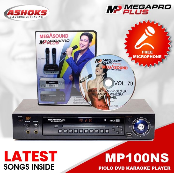 Megapro Plus MP 100NS Piolo Karaoke Player / Megapro Plus with Songbook ...