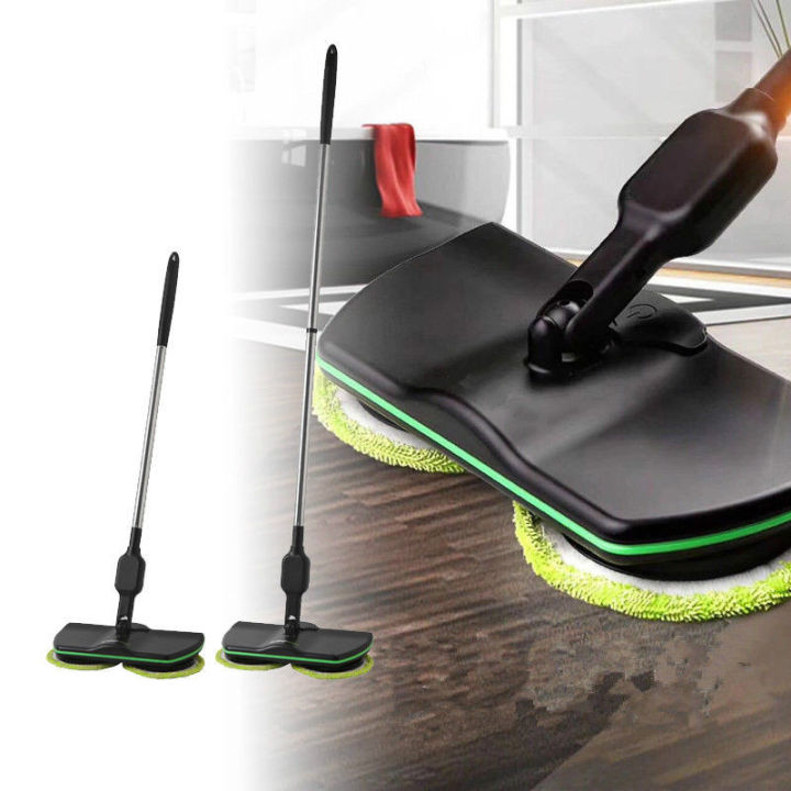 Cordless Electric Spinning Mop, 3 in 1 Rechargeable Powered Cleaner ...