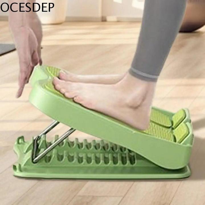 OCESDEP Adjustable Calf Stretching Board Non-slip 11 Levels Exercise ...