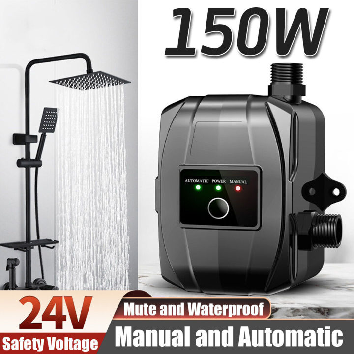 【100% Original】24V 150W Pressure Booster Pump Mini Water Pump Connector ...