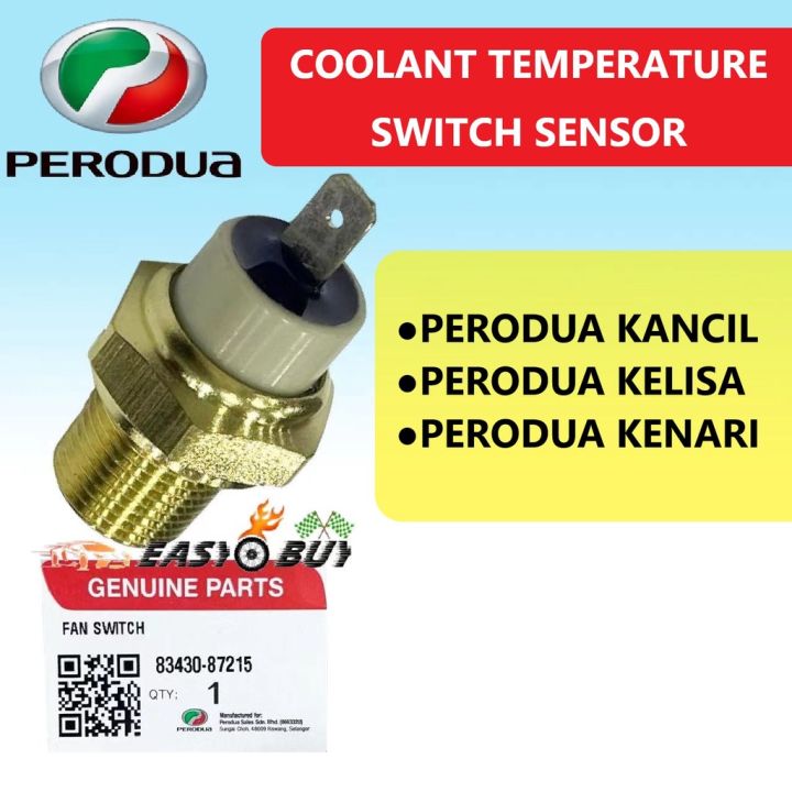 GENUINE Perodua Radiator water CoolantThermo Fan Switch Sensor ...