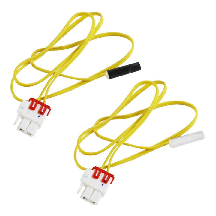 2pcs Fridge Refrigerator Defrosting Sensor Temperature 5k Probe For
