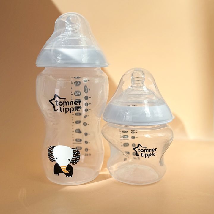 Tommee Tippee Newborn Large Bore Bottle Safety Material Anti Allergy ...