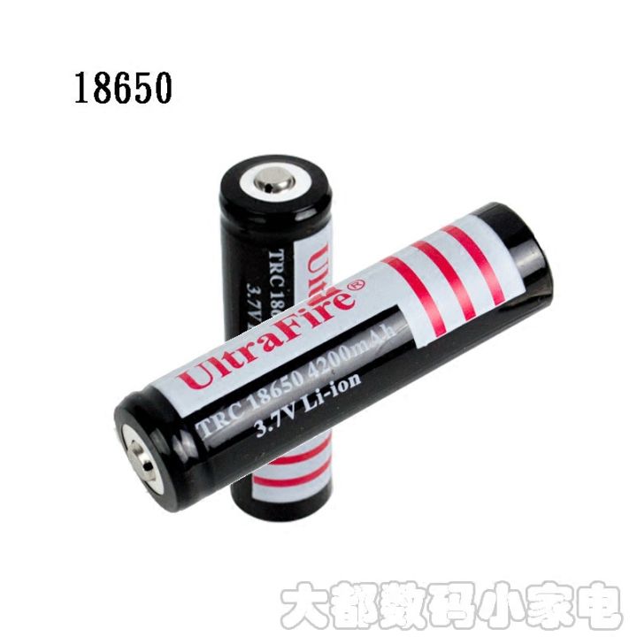 Road soldiers glare flashlight 18650 rechargeable battery 28650 ...