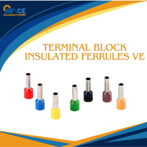 Insulated Ferrules VE Terminal Block Cord End Wire Connector Electrical ...