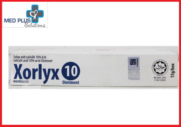 Xorlyx 10 ointment 15g (Exp: 11/2026) (Salicylic acid 10% w/w ointment ...