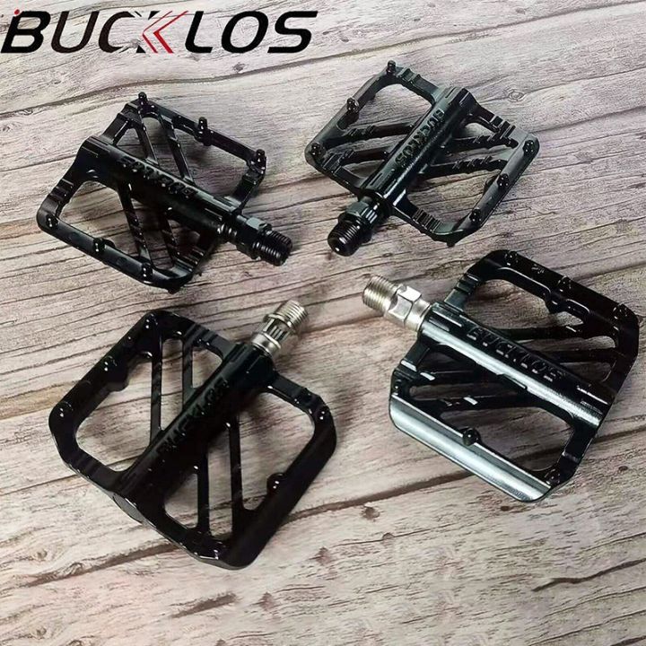 BUCKLOS Flat Pedal Bike Pedal Aluminum Alloy Dustproof Durable PedalsUniversal Bicycle Parts ...