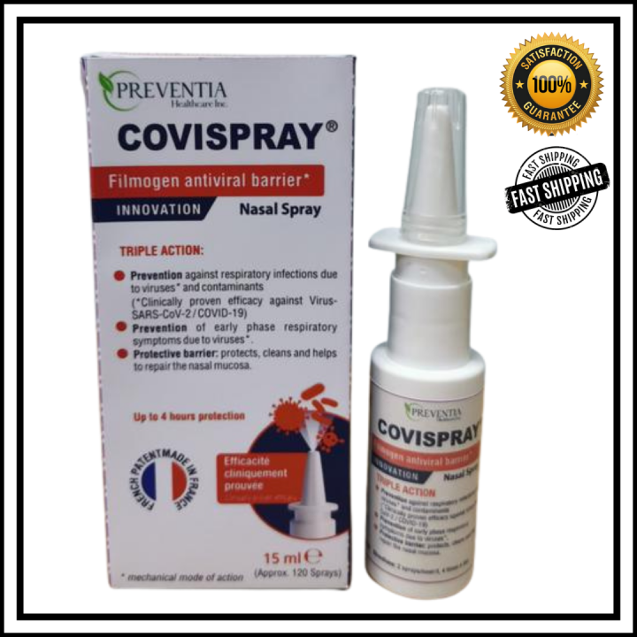 COVISPRAY Nasal Spray Filmogen Antiviral Barrier 15ml | Lazada PH