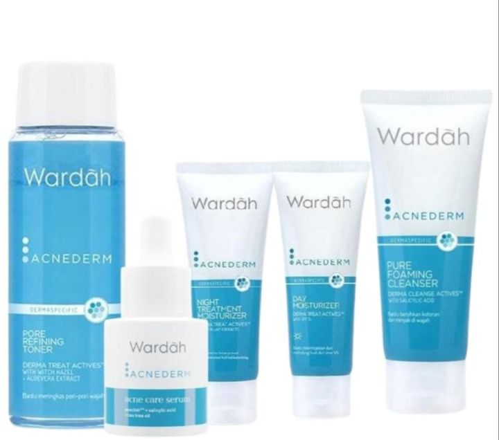 (PAKET) WARDAH ACNEDERM BASIC & KOMPLIT | Lazada Indonesia