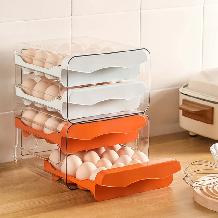 Rak Telur Tempat Telur Rack / Tempat Telur 2 Tingkat / Tempat Telur ...