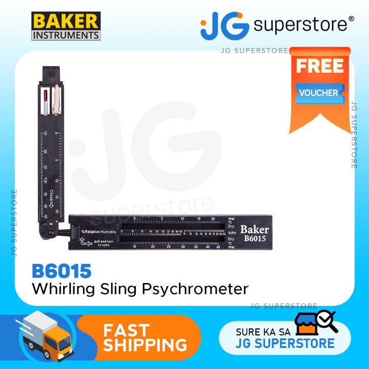 Eagletech BAKER Instruments Sling Psychrometer, °C Reading Only/Non-Mercury | B6015 | JG ...