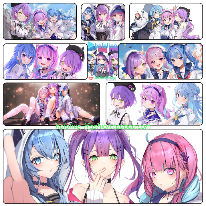 Hololive APEX Minato Aqua Hosimati Suisei Tokoyami Towa Oversized ...