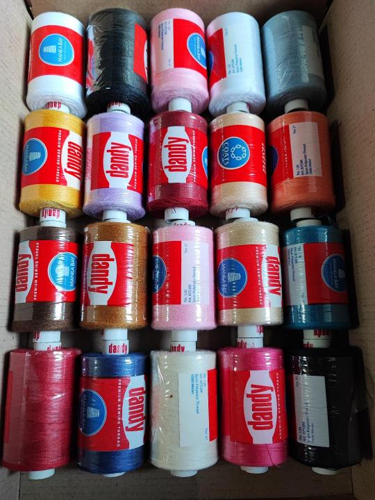 DANDY ASTRA THREAD or APPLE 1000 SEWING THREAD | Lazada PH