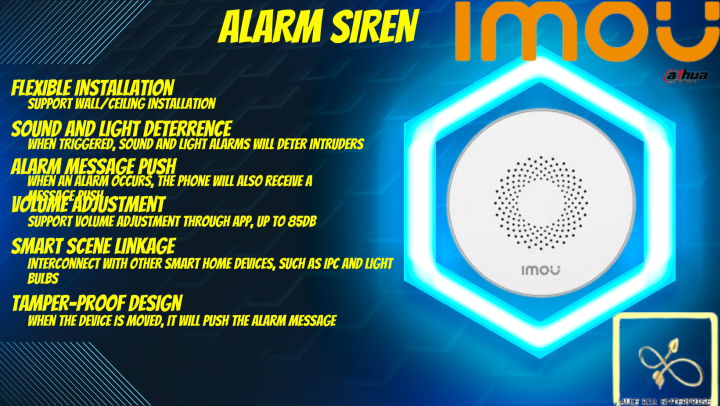 ALARM SIREN ZR1-EU IMOU ZR1 | Lazada PH