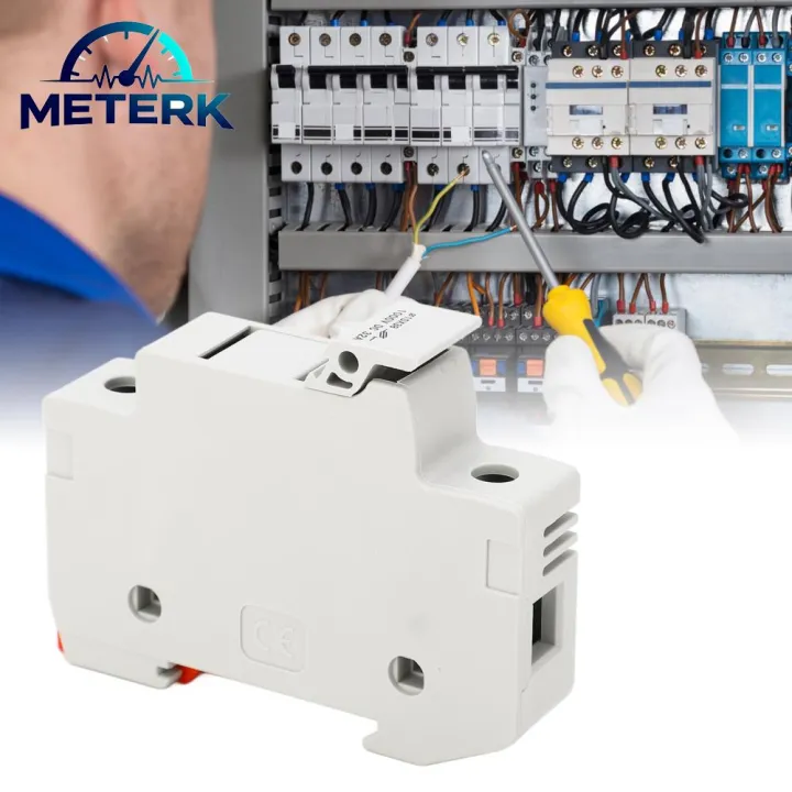 Meterk 1P Fuse Holder Stable Contacts 1000VDC Photovoltaic Fuse Quartz ...