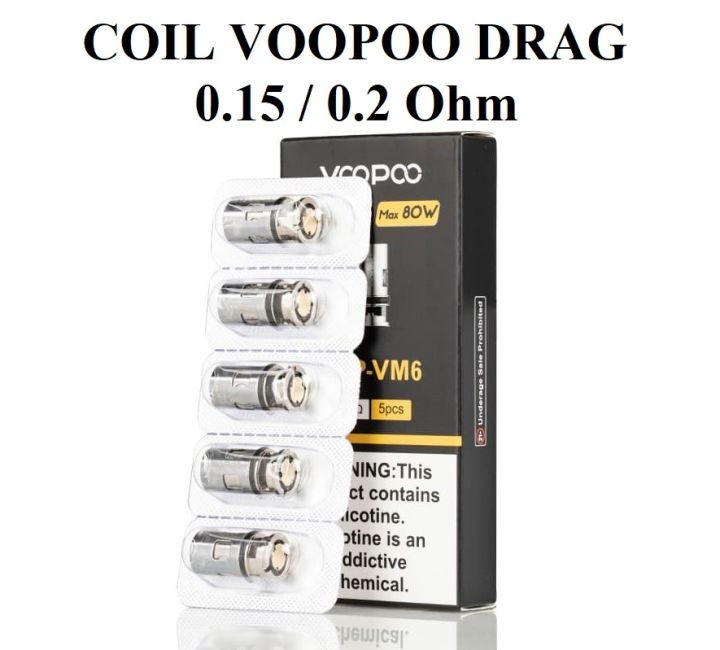 Authentic Coil Drag X | Coil Drag S Authentic 0.15ohm dan 0.2ohm ...