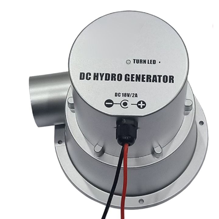 100W Water Turbine 18V Hydraulic Generator Outdoor Hydro Electric ...