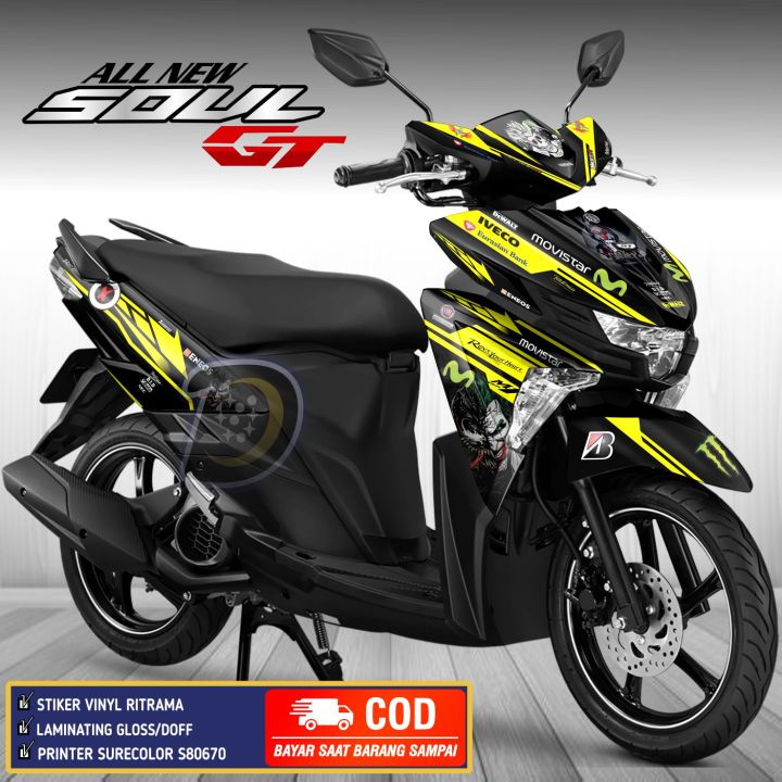 Decal Soul Gt 125 Striping Yamaha Soul Gt 125 Stiker Motor Soul Gt ...