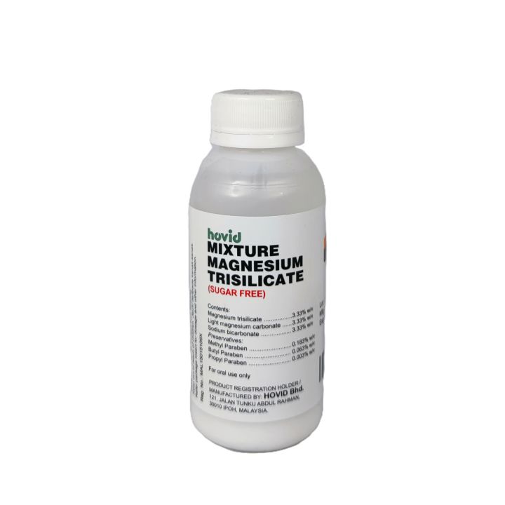 HOVID MIXTURE MAGNESIUM TRISILICATE SUSPENSION 120ML (Fast Shipping ...