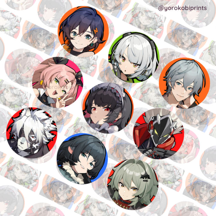 Zenless Zone Zero - ZZZ - Belle Wise Ellen - Button Pin / Pins / Can ...