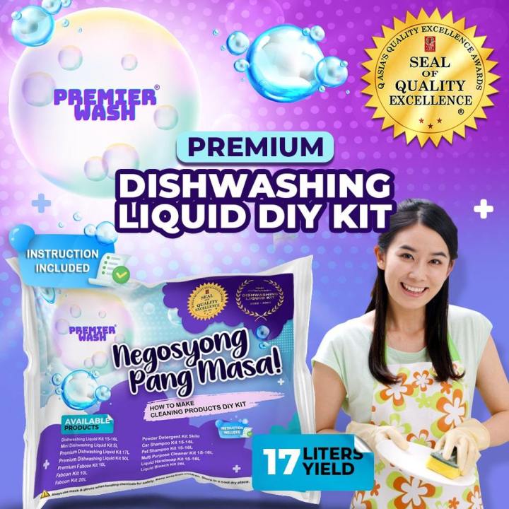 PREMIUM DISHWASHING LIQUID DIY KIT 17 LITERS YIELD | Lazada PH