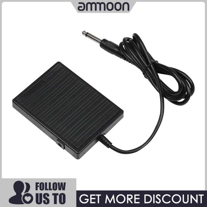 [ammoon]Sustain Pedal Keyboard Foot Damper Pedal with 6.35mm Plug for ...