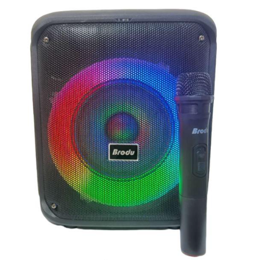 BRODU BOOM BOX Home Use Big Bass Karaoke Boombox Strong Sound Party ...