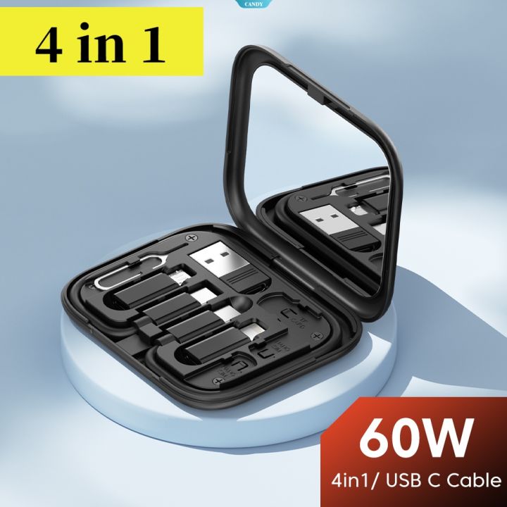 Multifunction Cable Card USB Adapter Box Kit with Mirror Type-C ...