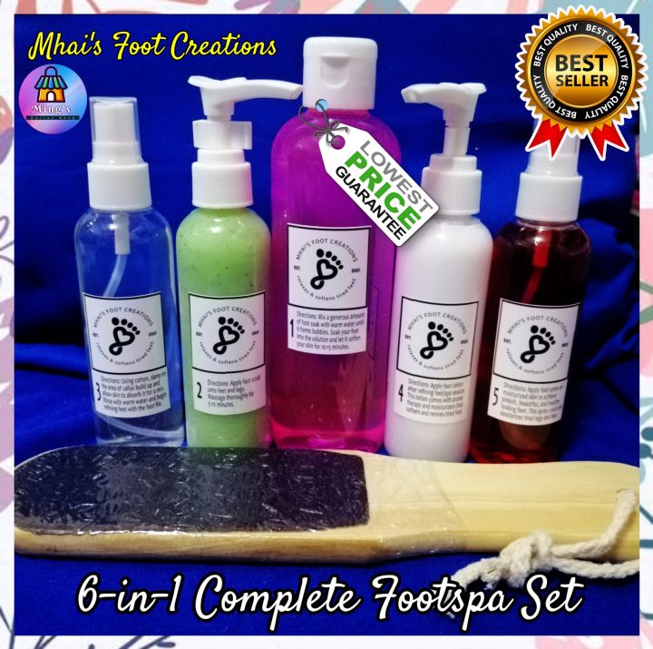 Foot Spa Complete Set * 6-in-1 * Foot Care * Foot Spa * Foot File ...