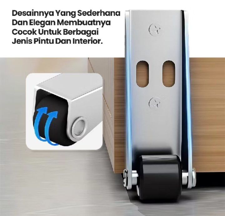 Roda penahan penopang turun pintu Roda pintu Roda geser sliding pintu ...