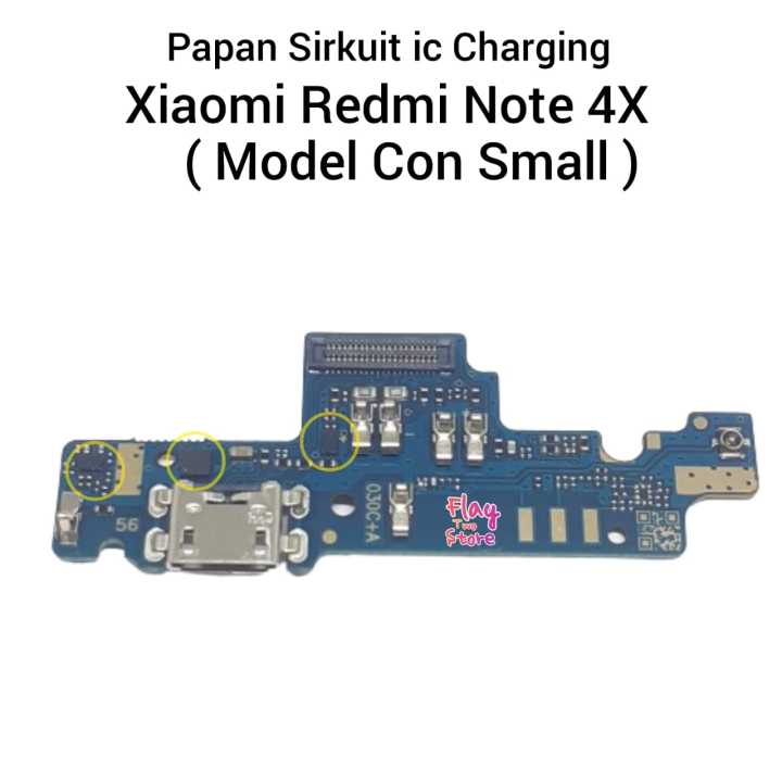 Papan Sirkuit ic Charging Xiaomi Redmi Note 4x Model Small Papan Board ...