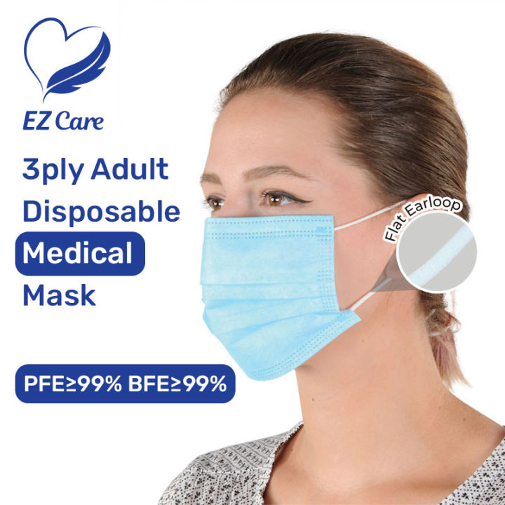 Disposable Medical Face Mask 50pcs bfe 99% | Lazada Singapore