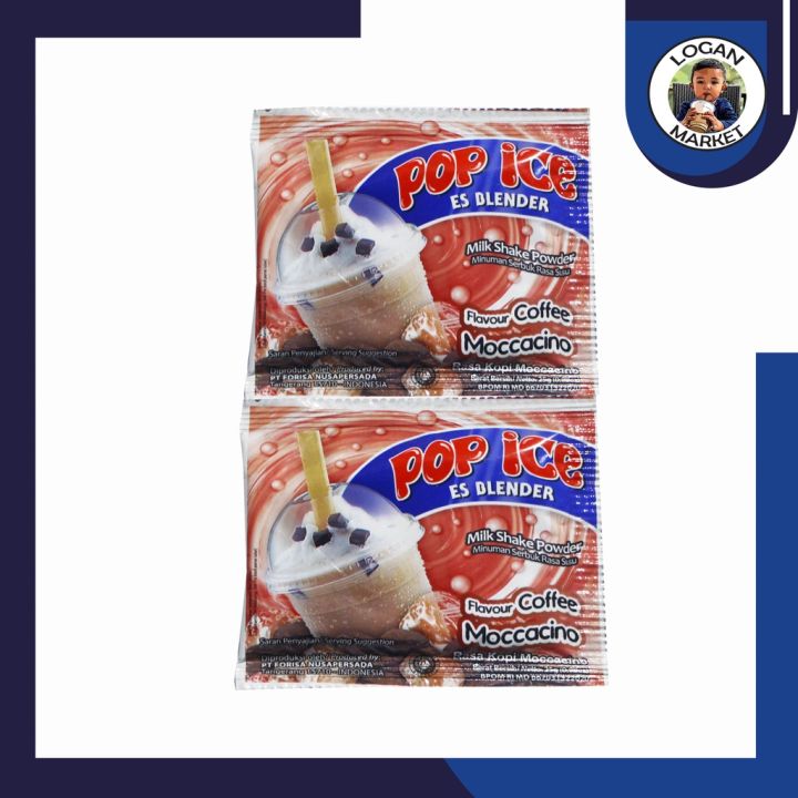 Pop Ice Es Blender Moccacino Renceng 10 Pcs Sachet 25gram 25 gram ...