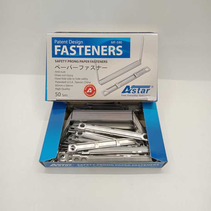 Astar Metal File Fastener 2 Hole / Fasteners / Pengikat Kertas 纸扣 ...