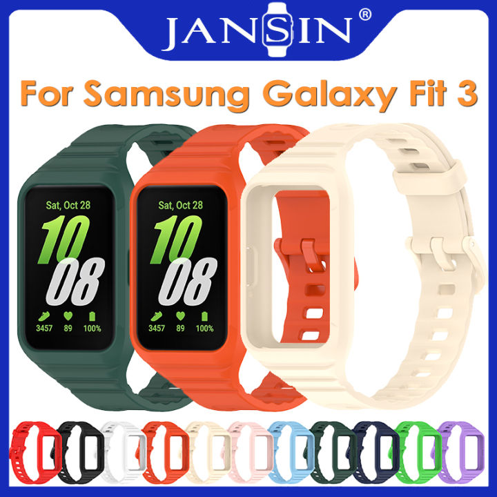 Sport Silicone Strap For Samsung Galaxy Fit 3 Wristband Replacement ...