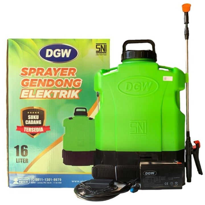 Tangki Semprot Elektrik DGW 16 LITER Electric Battery Sprayer Cas ...