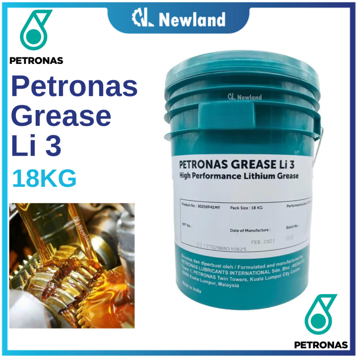 Petronas Grease Li 3 18kg (Previously Petronas Gris LS /Petronas LS ...