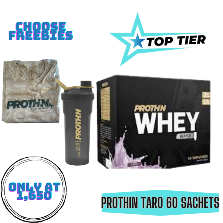 Prothin Whey Ripped Taro 60 Sachets | Lazada PH