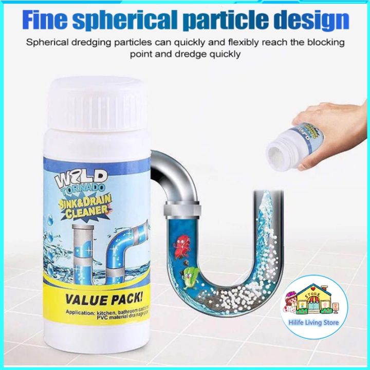 Pipe Unblocker Drain Cleaner Sink Drain Declogger Sewer Kitchen Toilet ...