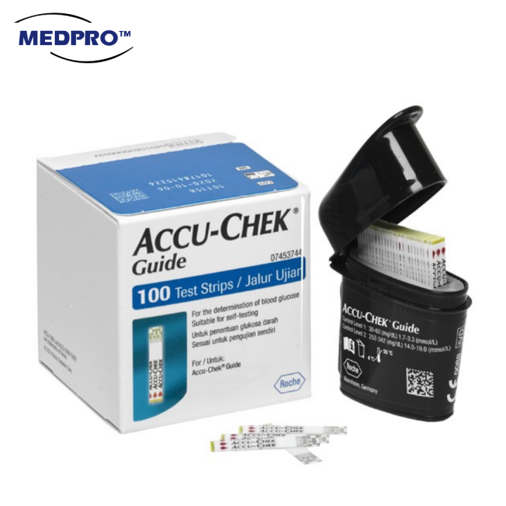 [exp 08 2026] Accu Chek Guide Test Strip 50s 100s Medpro Medical