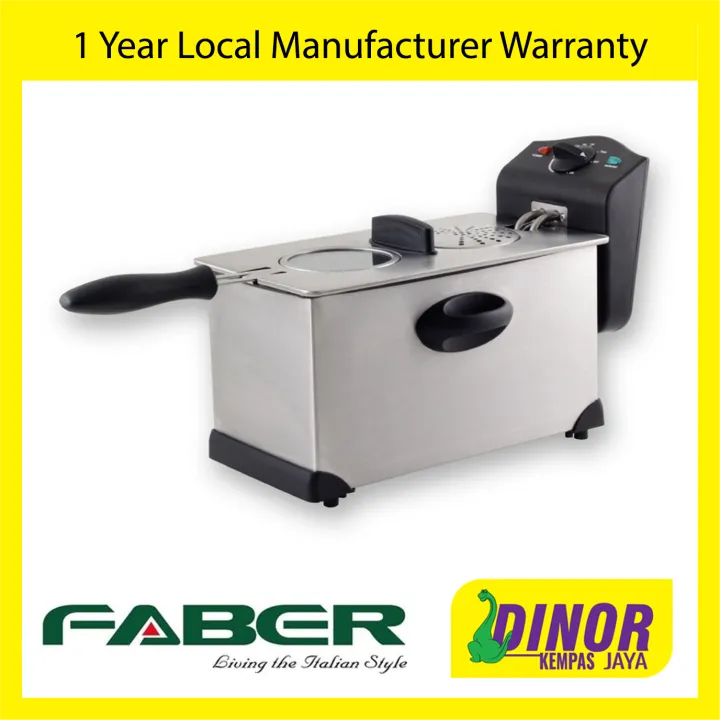 Faber Deep Fryer with Stainless steel housing (3L) FDF2038 | Lazada