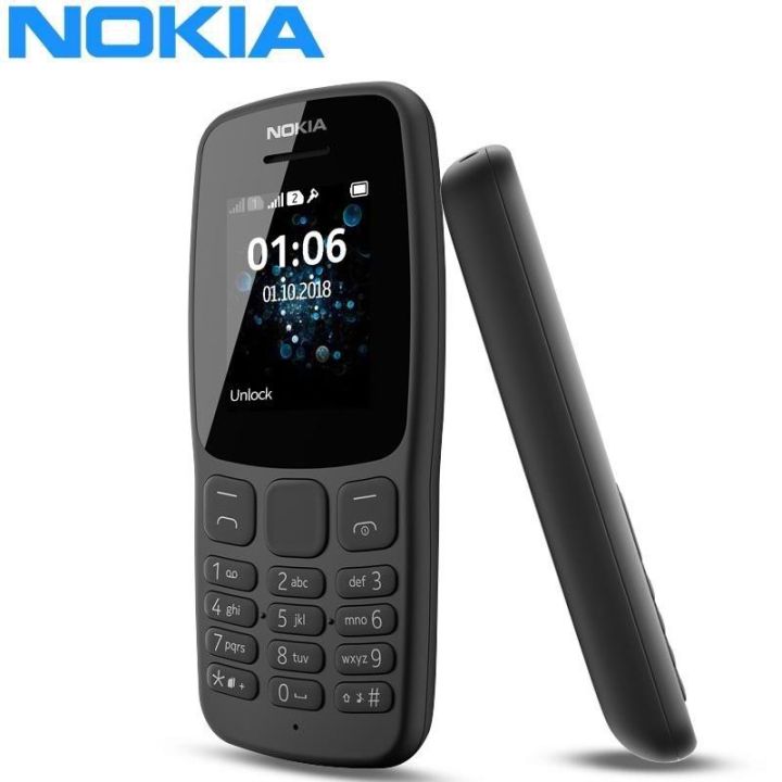 Basic Mobile phone for nokia 106 Dual Sim With Camera 1.77TFT Display ...