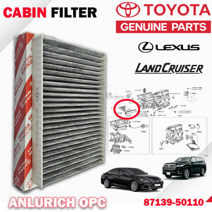 TOYOTA GENUINE AIRCON/CABIN FILTER For Toyota Landcruiser & Lexus ...