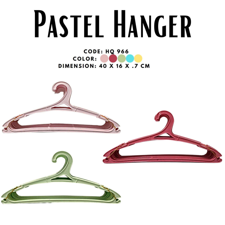 PASTEL COLOR HANGER / CLOTHES HANGER / HANGER / PASTEL HANGER | Lazada PH