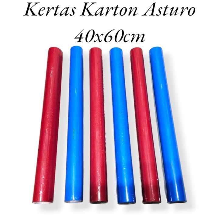DE ROYALE - (3 LEMBAR) Kertas Karton Asturo Aneka Warna Ukuran 40×60 Cm ...