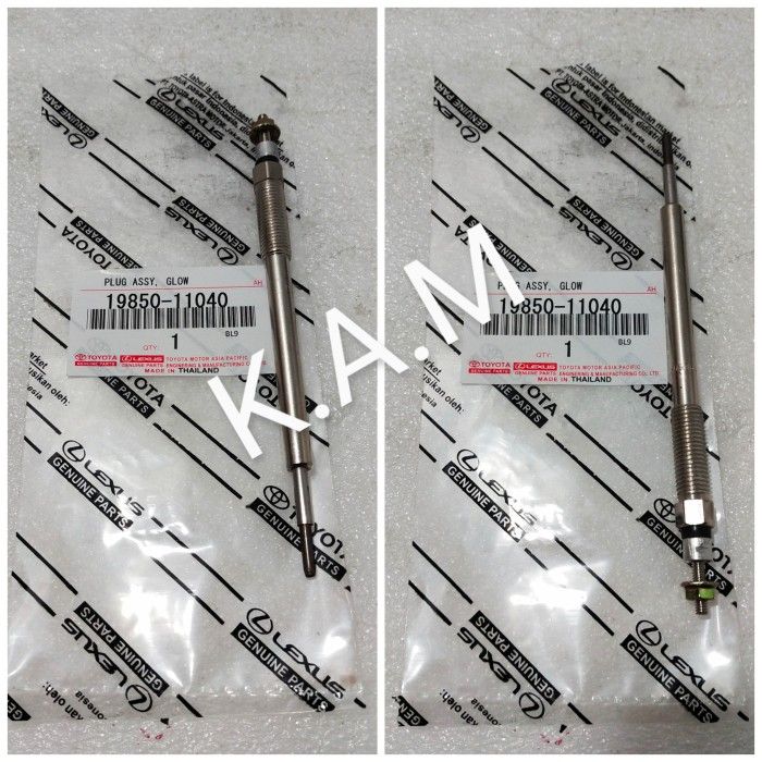 glow plug atau busi pemanas Hilux revo 2gd/Inova reborn 19850-11040 ...
